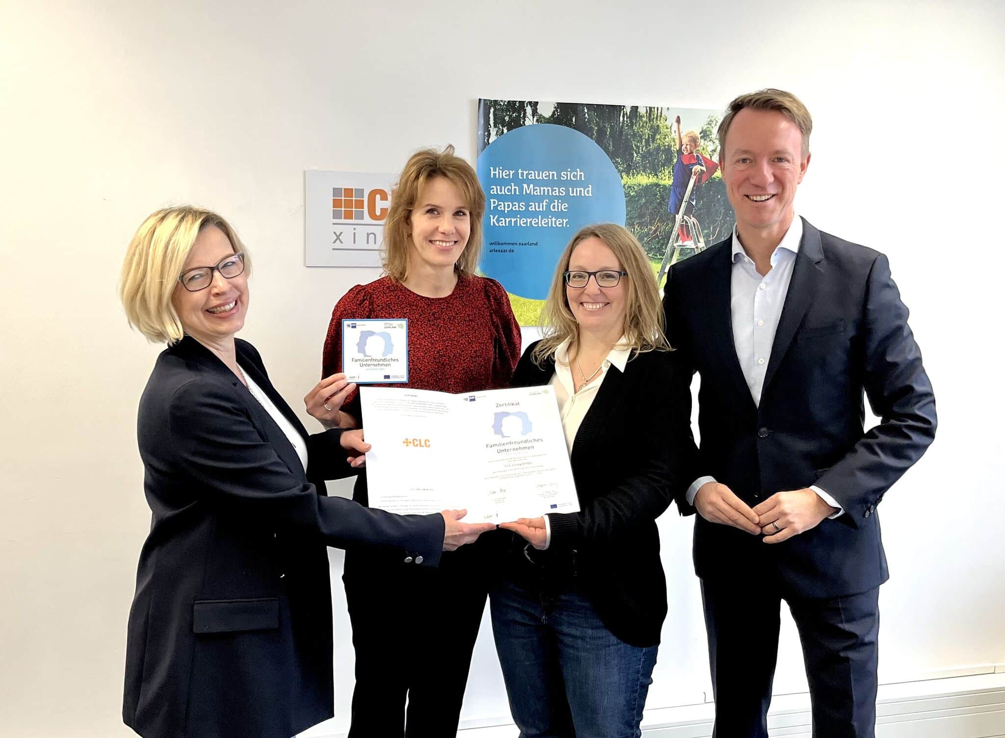 CLC xinteg – Familienfreundliches Unternehmen mit Auszeichnung